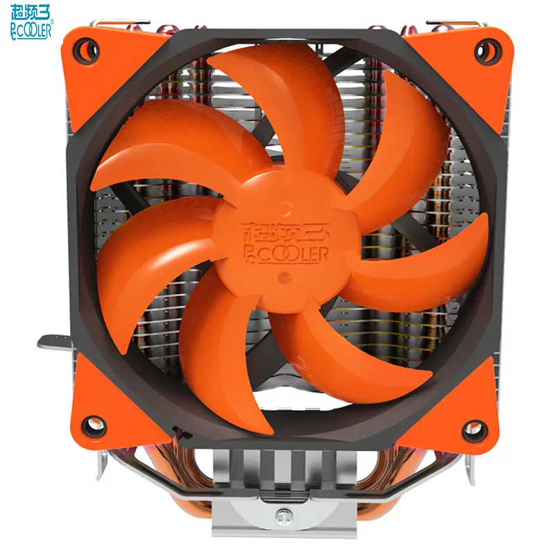 PcCooler S97 cpu cooler 90mm 4 pin PWM fan 3 puro rame heatpipe for ...