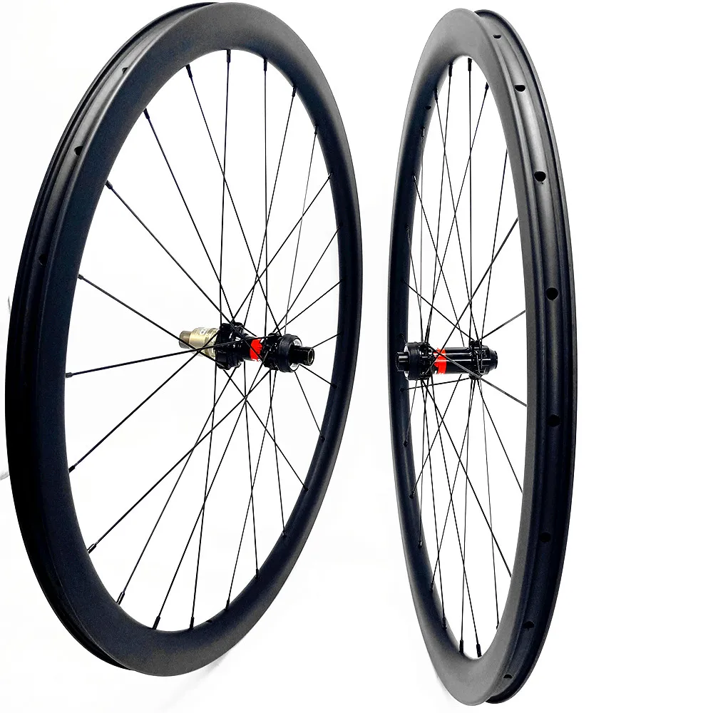 road disc wheel 22x28mm tubeless 700c Disc Brake road bike wheels ...