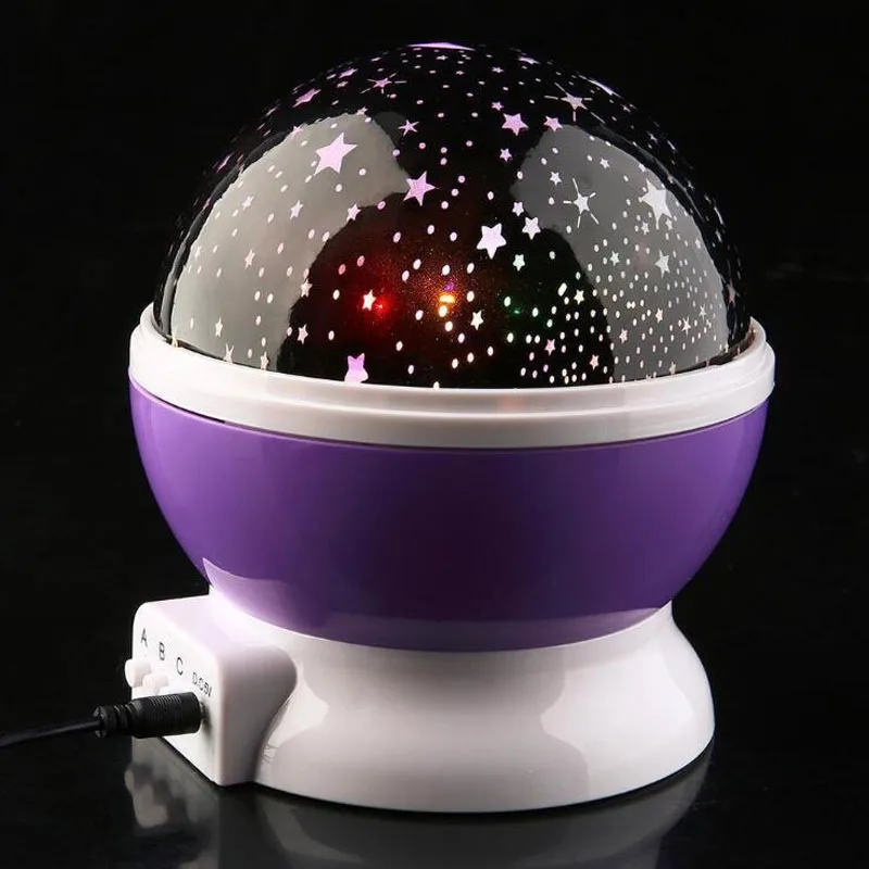 1 Pc 36V Led Creative Night Light Dream Romantic Rotating Sky Lamp ...