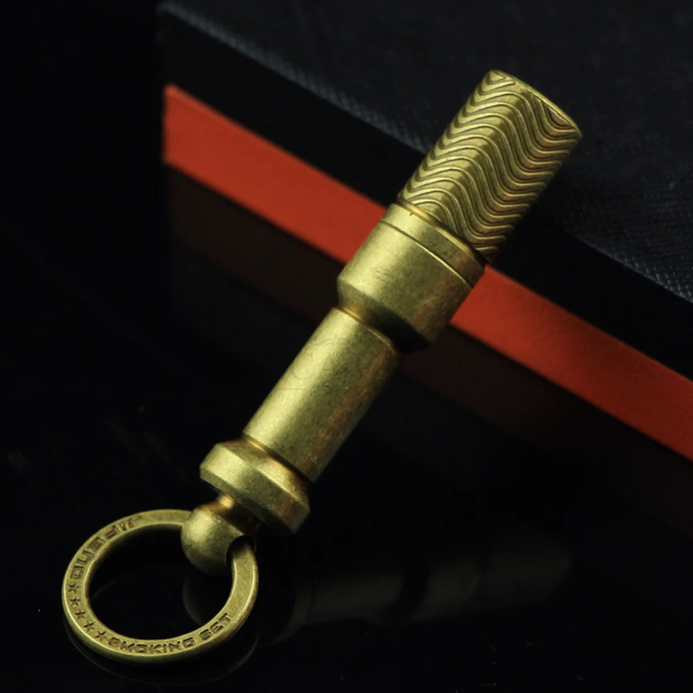 LUBINSKI Copper Pocket Cigar Punch Cutter Portable Metal Puncher for ...