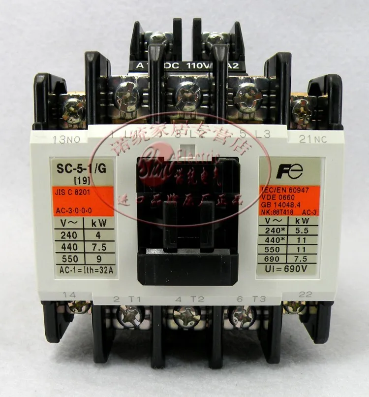 Imports originating Fuji FUJI Fe magnetic contactor SC 5 1 / G [19 ...