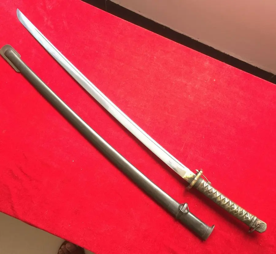 Vintage Saber Japanese Military Signature Army Sword Samurai Katana ...