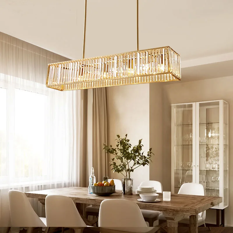 Modern Crystal Led Bulb Pendant Lights Restaurant Light Parlor Hanging ...