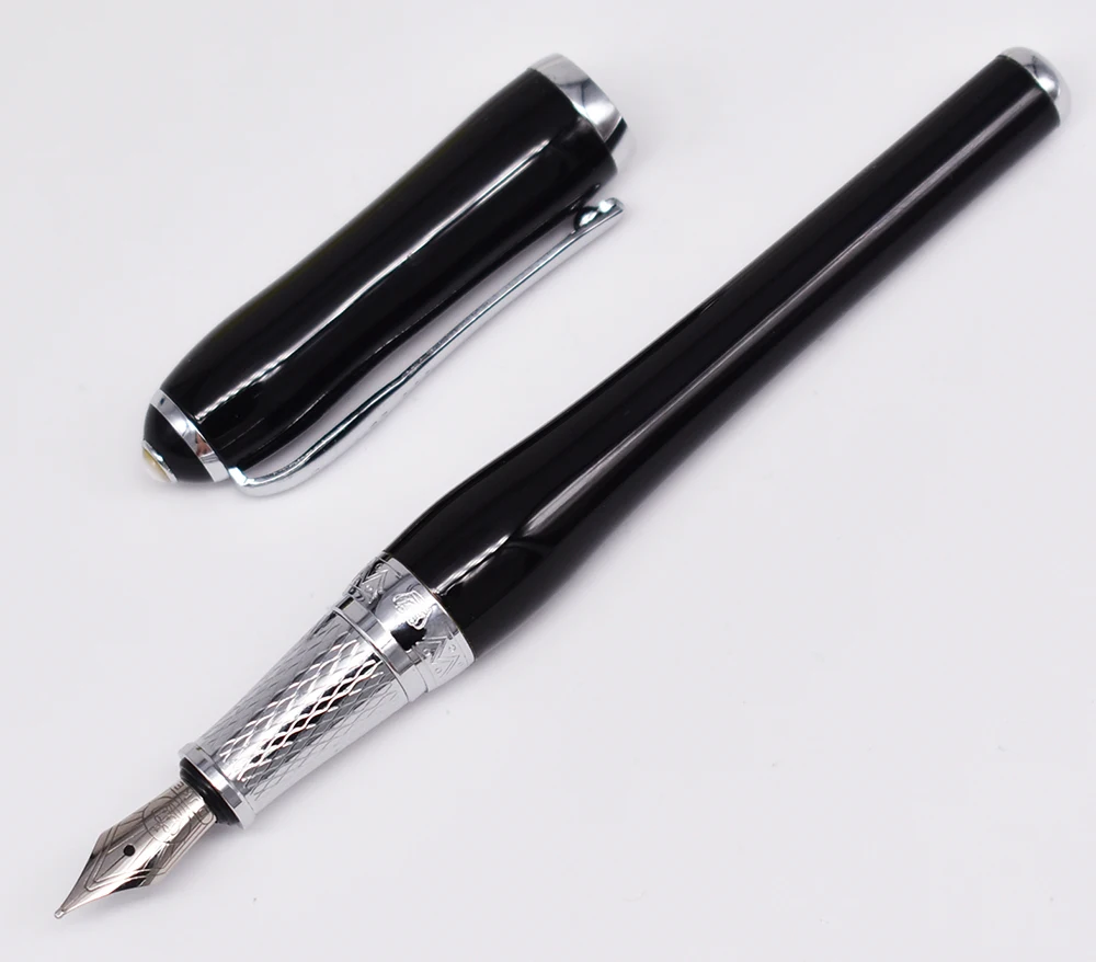 Duke Elegant Fountain Pen Classic Medium Nib Writing Gift Pen , Black ...
