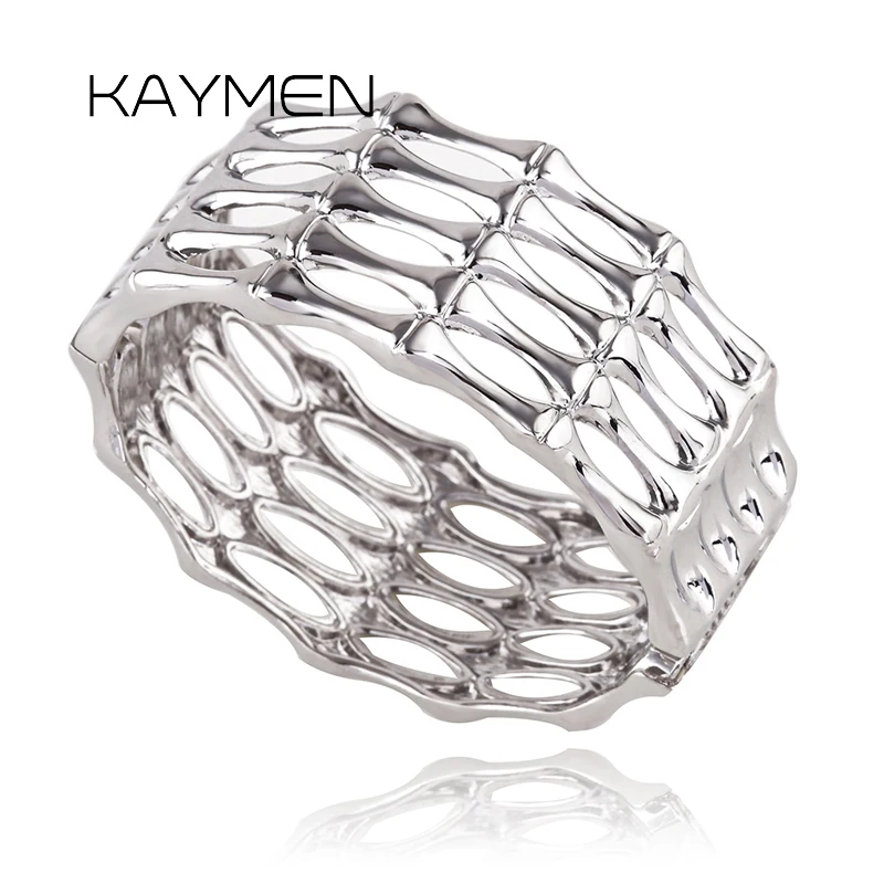 KAYMEN-New-Hollow-out-Exquisite-Lightweight-Statement-Cuff-Bracelet ...