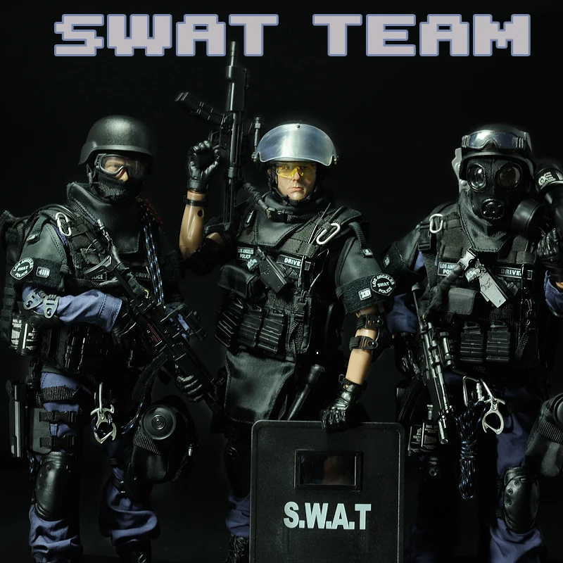 PATTIZ 1/6 action figure SWAT Team troops soldiers (3 Set) collection ...