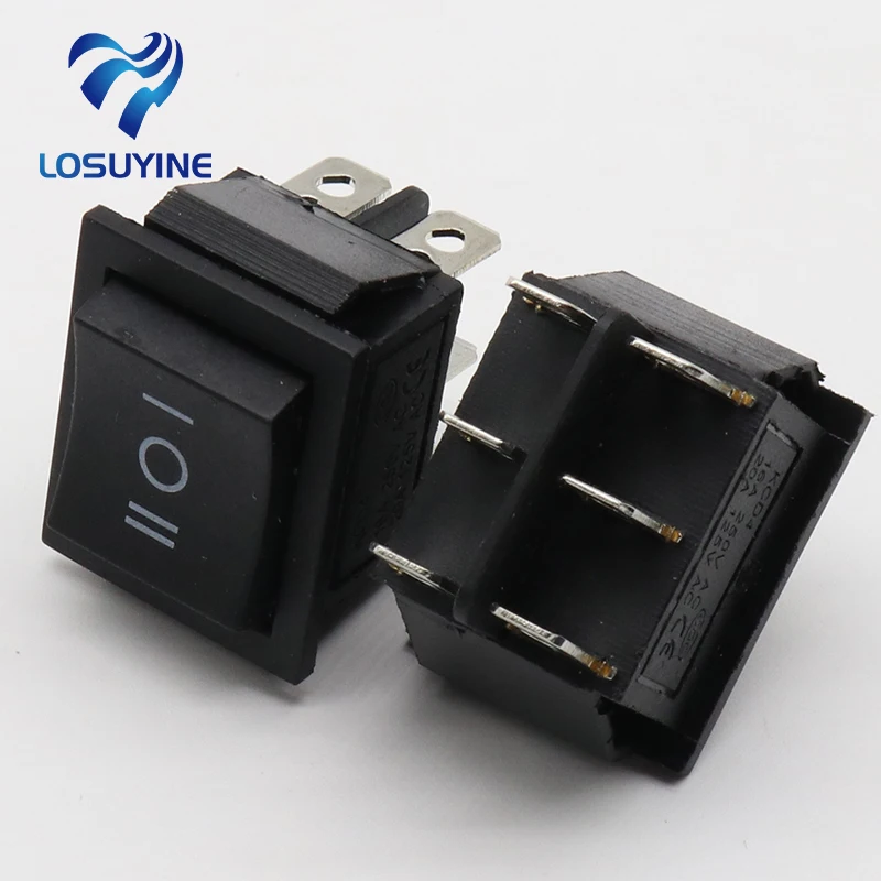 2-pcs-momentary-rocker-switch-6-flat-pins-double-sides-spring-return-to ...