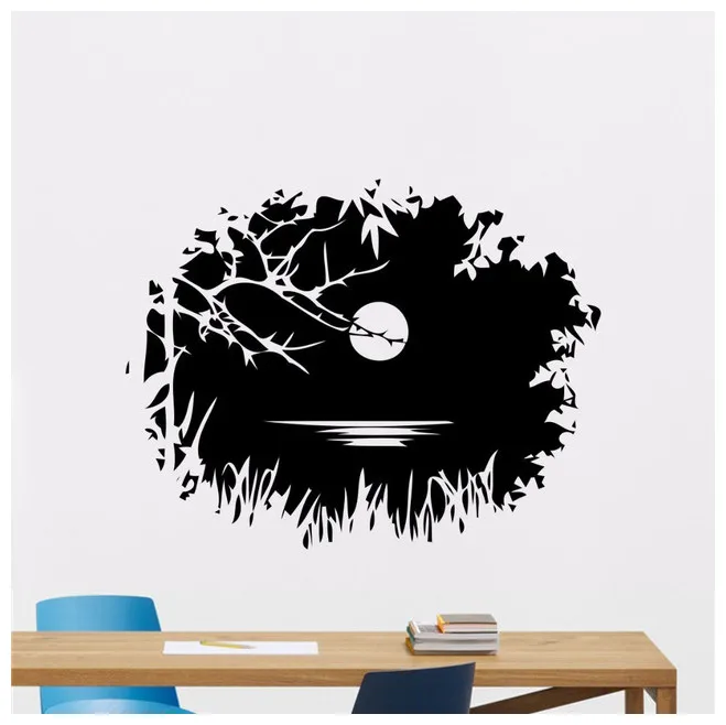 Wallpaper Scenery Decal Themes Customize Wall Mural | Mural wallpaper ...