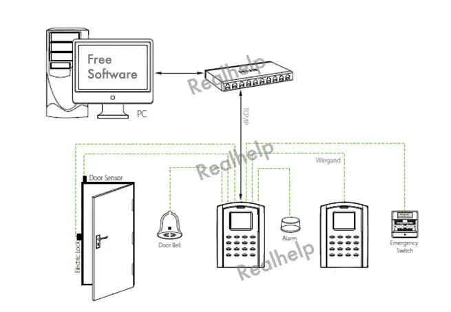 Zkteco eb2 схема подключения - 81 фото