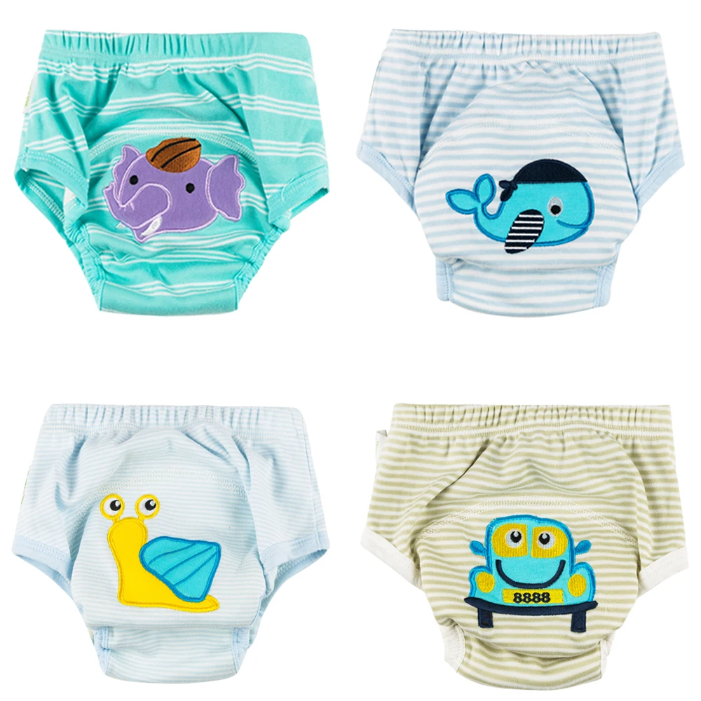 Pantalones de entrenamiento para bebé, ropa interior de algodón 100% ...