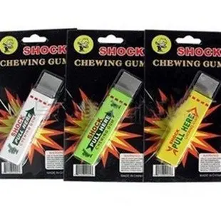 Shock Chewing Gum Shocking Gum 50pcs/lot freeship|gum blue|gum rosingum ...