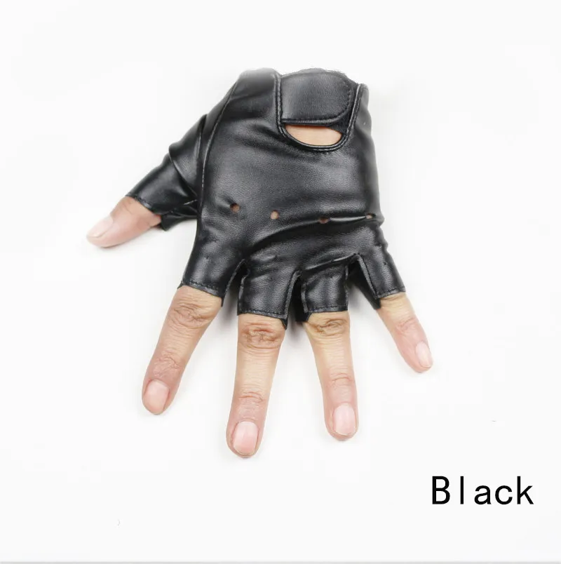 Cool Black Fingerless Gloves