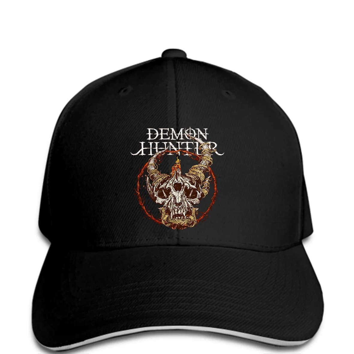 Men Baseball cap Demon Hunter Band Logo Tsnapback Fashion funny Hat ...