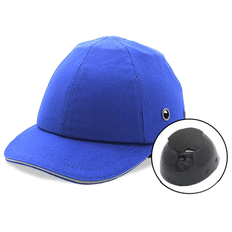 Work Safety Cloth Hat Baseball Bump Caps Lightweight Safety Hat Head ...