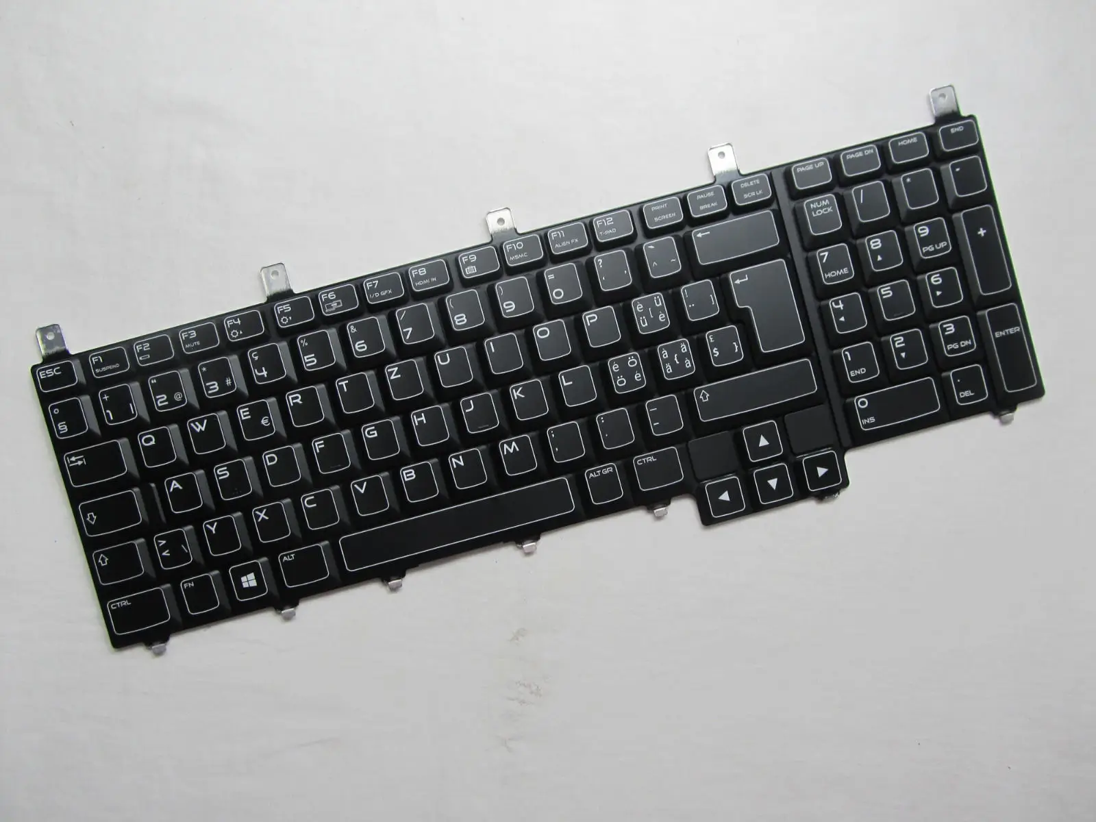 NEW For DELL Backlit Laptop Keyboard Alienware NSK D8F01 M17X R4 M18X ...