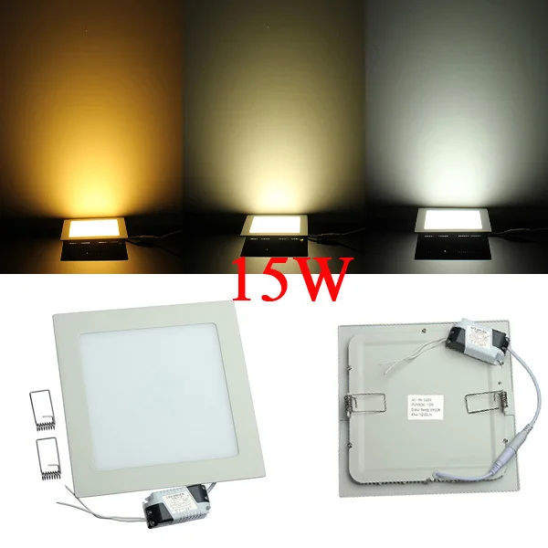 DHL Free Shipping LED Panel Light 15W Square/Round LED Ceiling Light ...