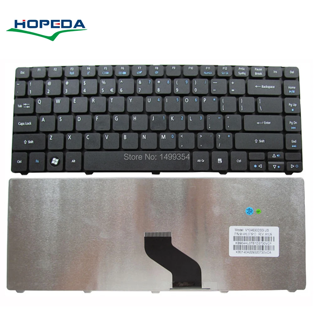 New Laptop Keyboard For Acer 4560 4740 4552g 4736zg 4736g 4552 4736z ...