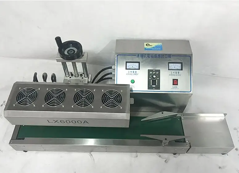 15 80mm Bottles Continuous electromagnetic induction packing machine ...
