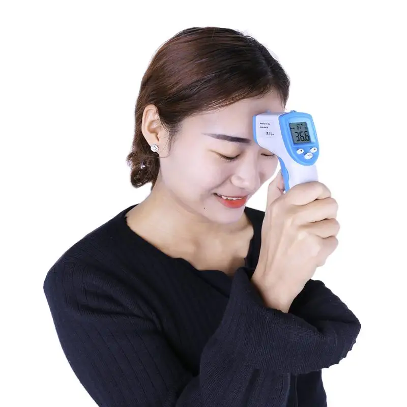 Promo Offer Body Surface Temperature Measurement Gun Handheld Non-contact Digital Forehead ...