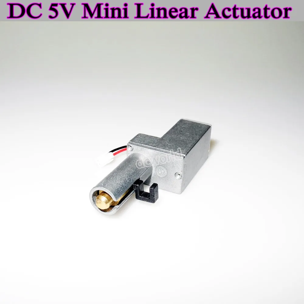 DC 5V 10mm Stroke Length 10mm/s Speed Mini Linear Actuator Micro Rotary ...