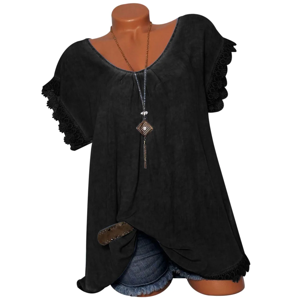 Backless Womens Oversized Blouse 4XL Plus Size Vintage Tunic Tops 2018 ...