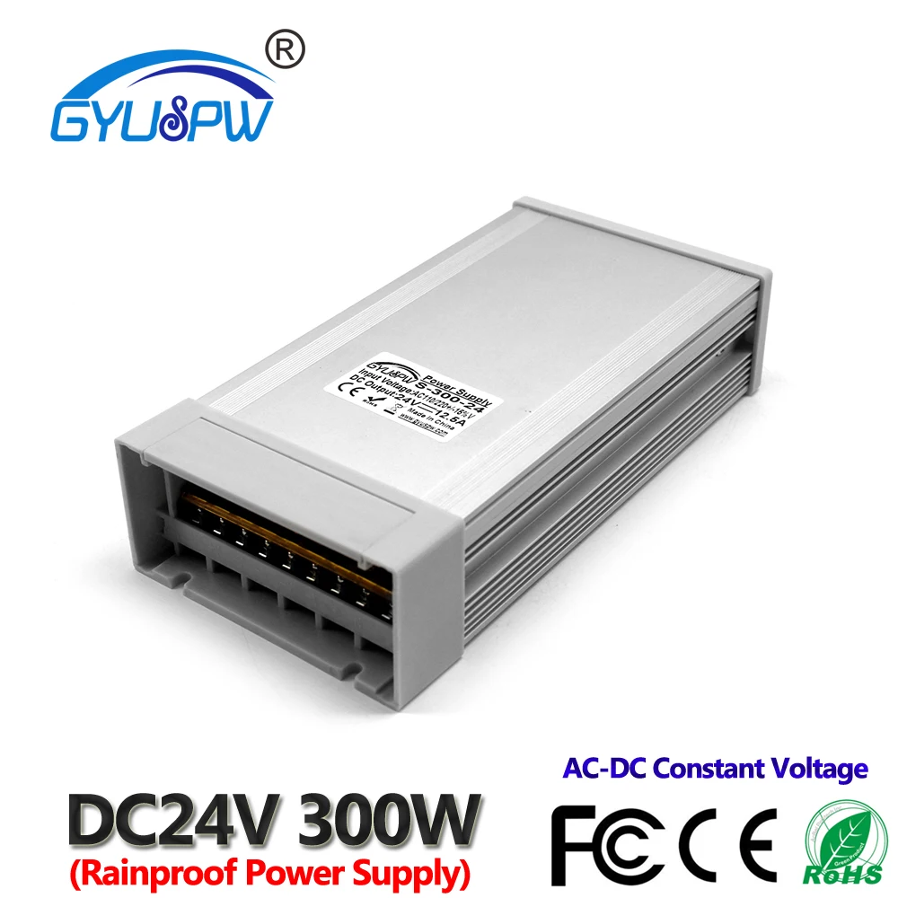 DC Power Supply Unit 220V 110V AC to DC24V 12.5A 300W Switching Power ...