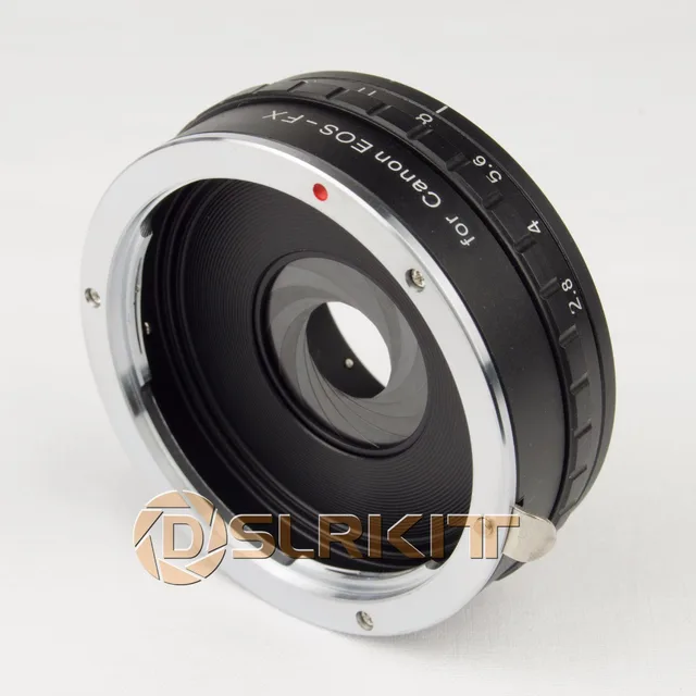 fuji film: DSLRKIT Build in Aperture Lens Mount Adapter for Canon EOS ...