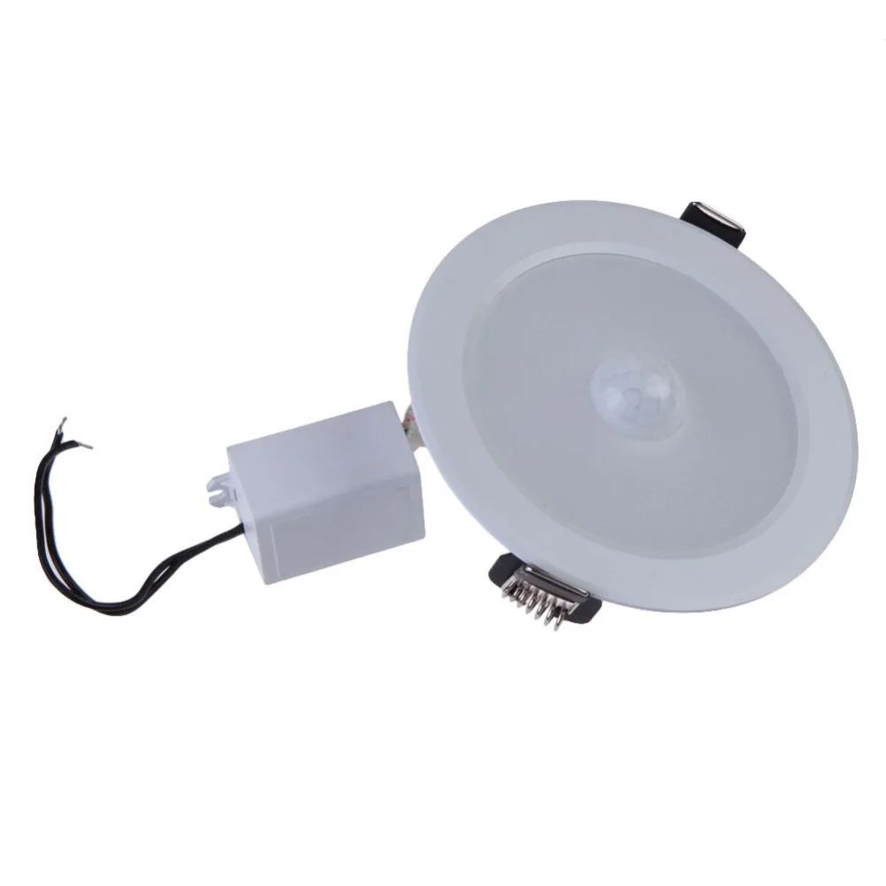9W Recessed Led Panel Light PIR Sensor Motion Human body Sensor Surface ...