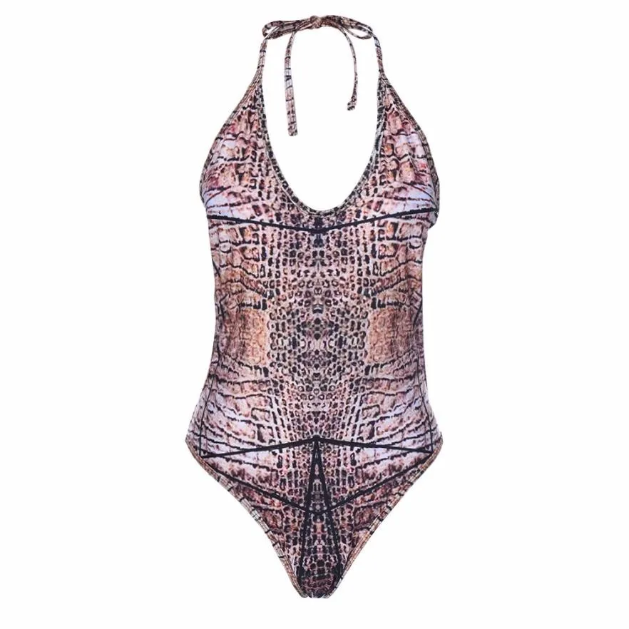 2017 Women Swimsuit Push Up Padded Bikini Bathing One Piece Monokini Tracksuit For Women E8 In
