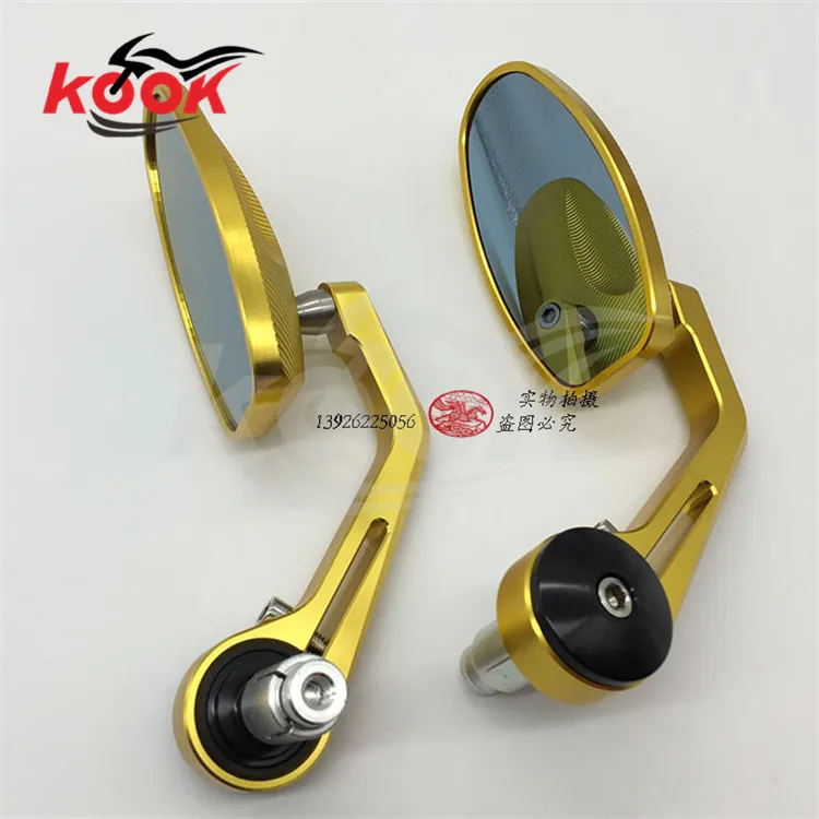 5 Colors Motorcycle Rearview Mirror Cnc Motorbike Bar End Rear Mirrors