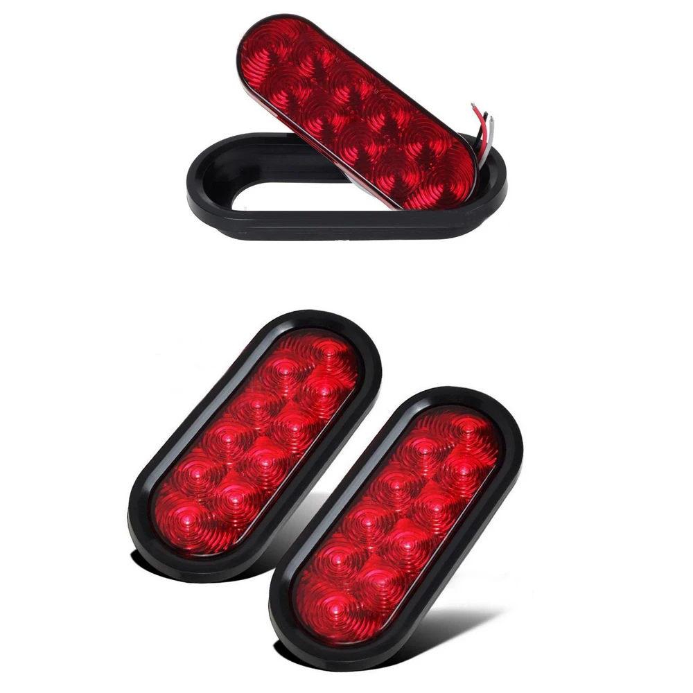 Red White Led Side Marker Blinker Lights for Trailer Trucks Piranha ...