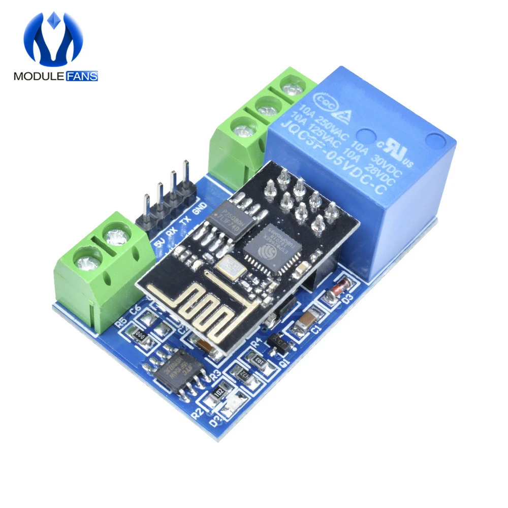 ESP8266 Esp01 ESP 01 Network Wireless WIFI Relay Module Internet Of ...