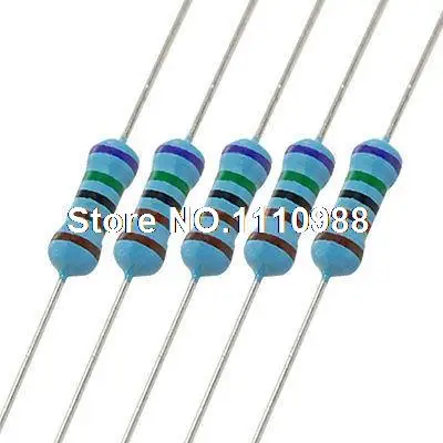 1/2W 7K5 7.5K Ohm 1% Axial Lead Metal Film Resistors x500pcs|resistor ...