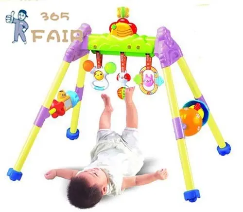 Free shipping by EMS baby fit baby fitness toys music fitness frame ...