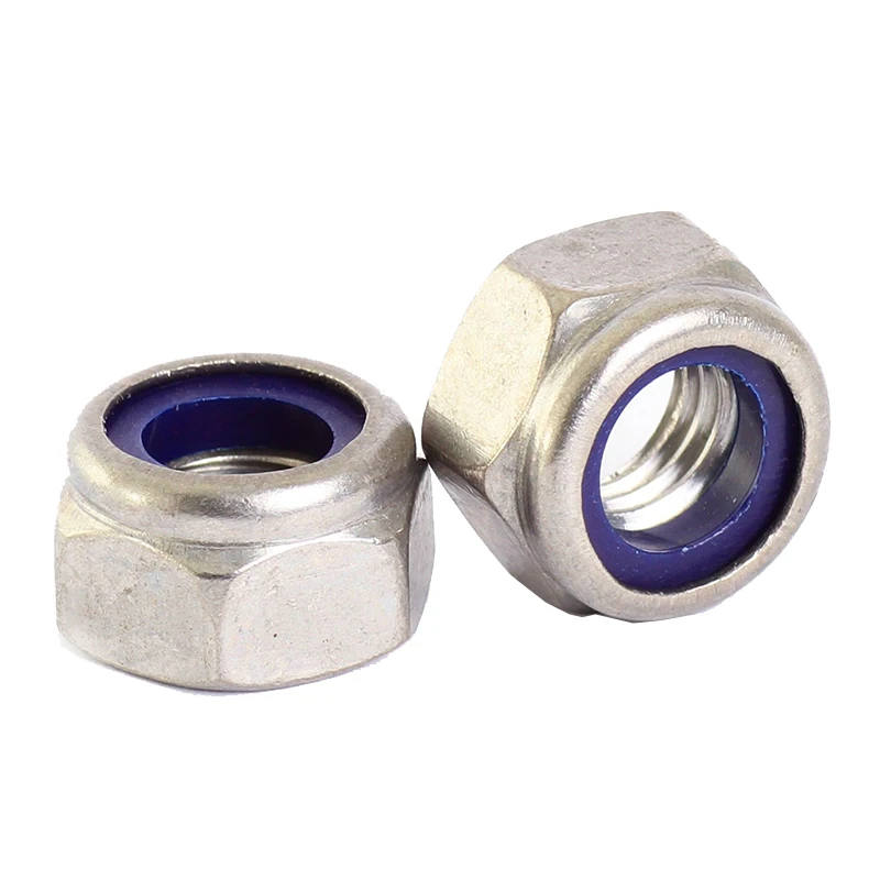 Stainless Steel Nyloc Nylock Lock Nuts M10 5pcs in Nuts From Home Stainless Steel Nyloc Nylock Lock Nuts M10 5pcs in Nuts From Home