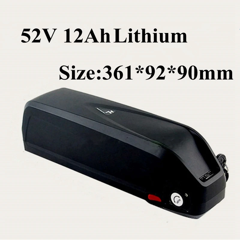 52 Volt 1000w Electric Bike Li ion Battery 52v 12Ah Strengthen Power Up ...