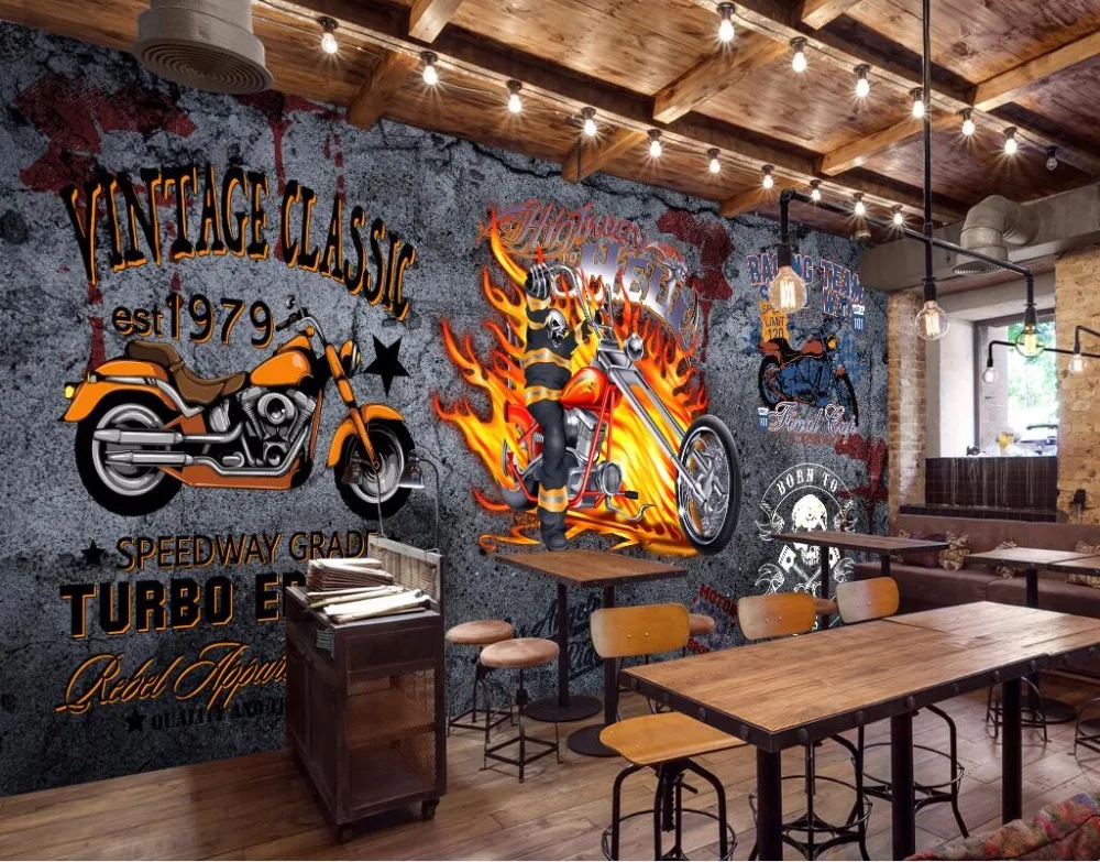 Biker Bar Wallpaper
