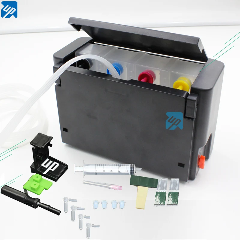 New Luxury 4 Colors DIY CISS kits for HP 121 122 123 140 141 300 301 ...