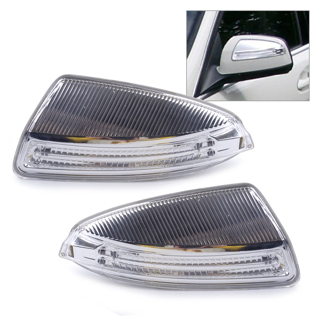 CITALL 1 пара заднего Дверь Зеркало указатель поворота желтый ...