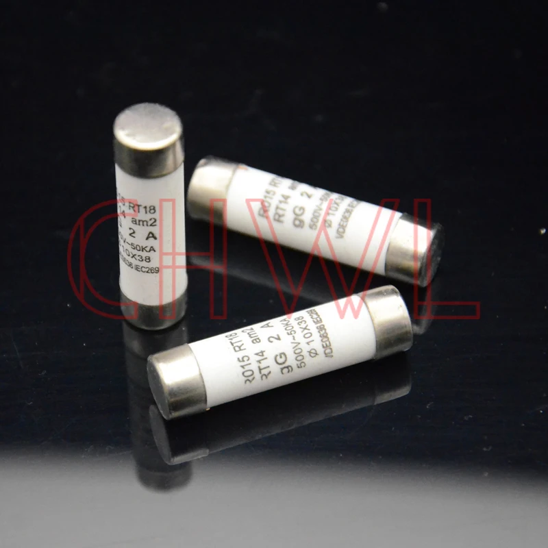 10pcs/lot fuse 2A 4A 6A 10A 16A 20A 25A AC500V fusible 10x38mm gG ...