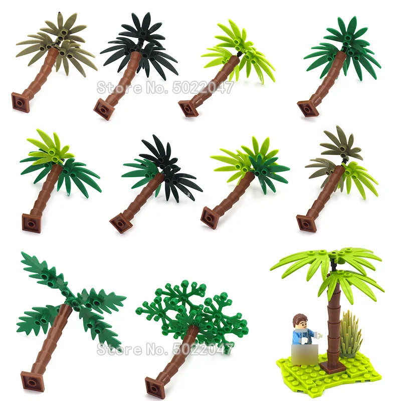 Model Tree Building Blocks Tropical Trees Accessories Pubg Tree Diy ...
