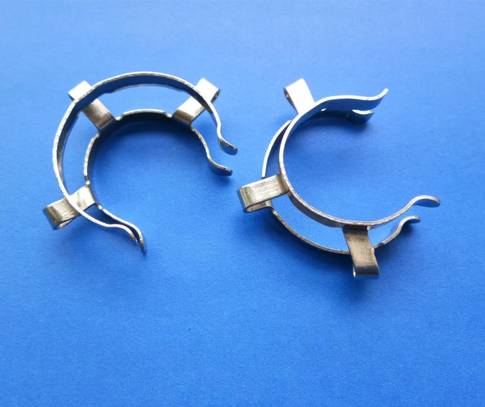 200pcslot No 34 34 Steel Conical Standard Ground Glass Joint Clip Metal Keck Joint Clamp For