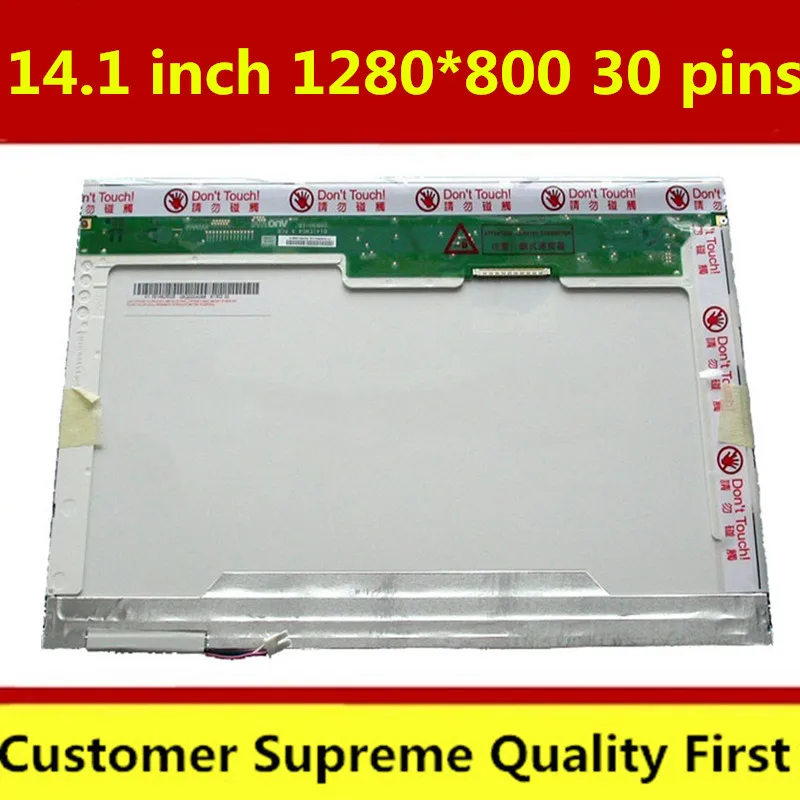 14.1หน้าจอLCD B141EW04 V.4/V.5/V.7 V.3 LTN141W1 L03 L05 L01 L04 B141EW02 LTN141AT03 B141EW01 ...