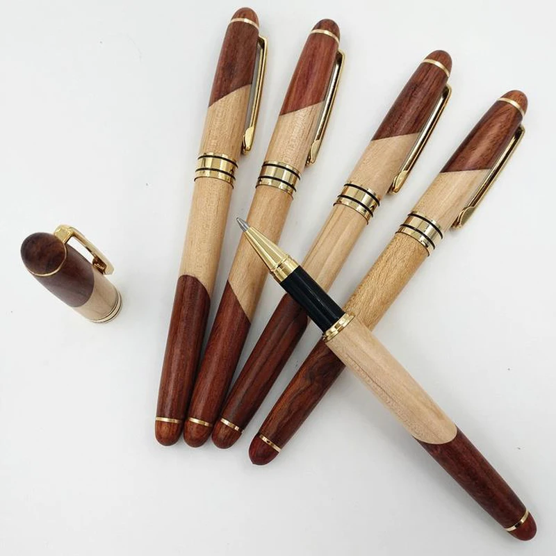 handcrafted Classy Dark Hardwood Ballpoint Pen Ballpoint Pens Visual ...