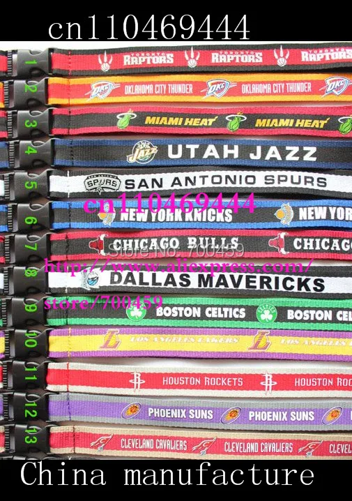 FREE SHIPPING 160pcs movement basketball Super Players Lanyard/ cell ...