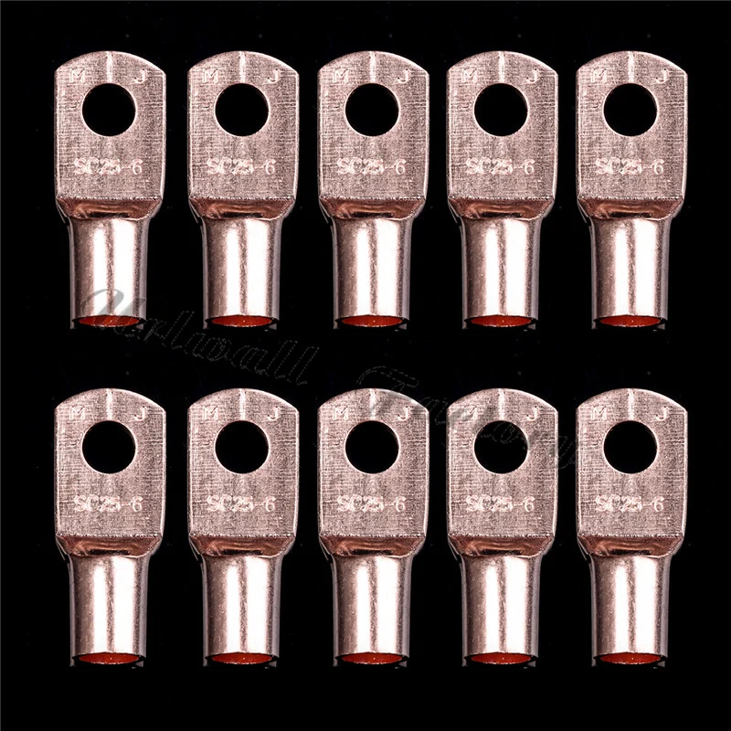 COSSE ELECTRIQUE,SC25-6--Kit'assortiment de trous de boulons, anneau en cuivre, bornes de ...