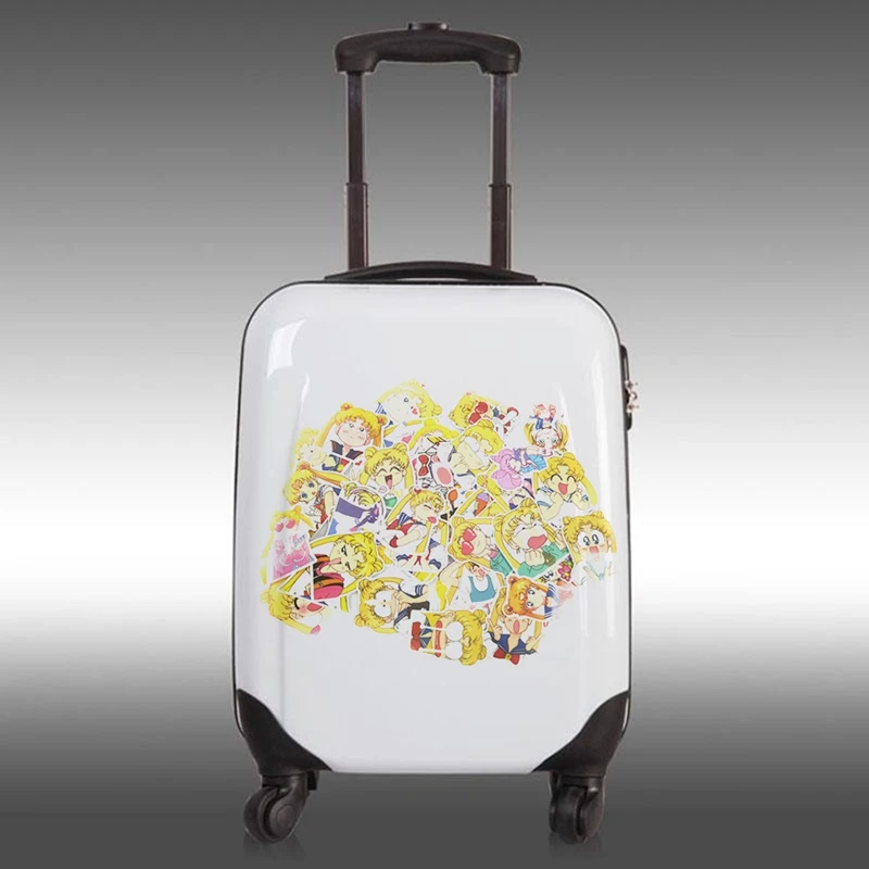 40 шт упак с рисунком из аниме «Сейлор Мун Стикеры с нарисованной девочкой скрап Декор ПВХ