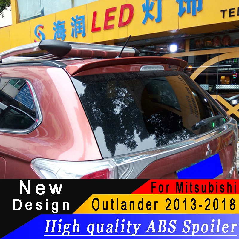 High quality ABS spoiler For Mitsubishi Outlander 2013 to 2018 roof ...