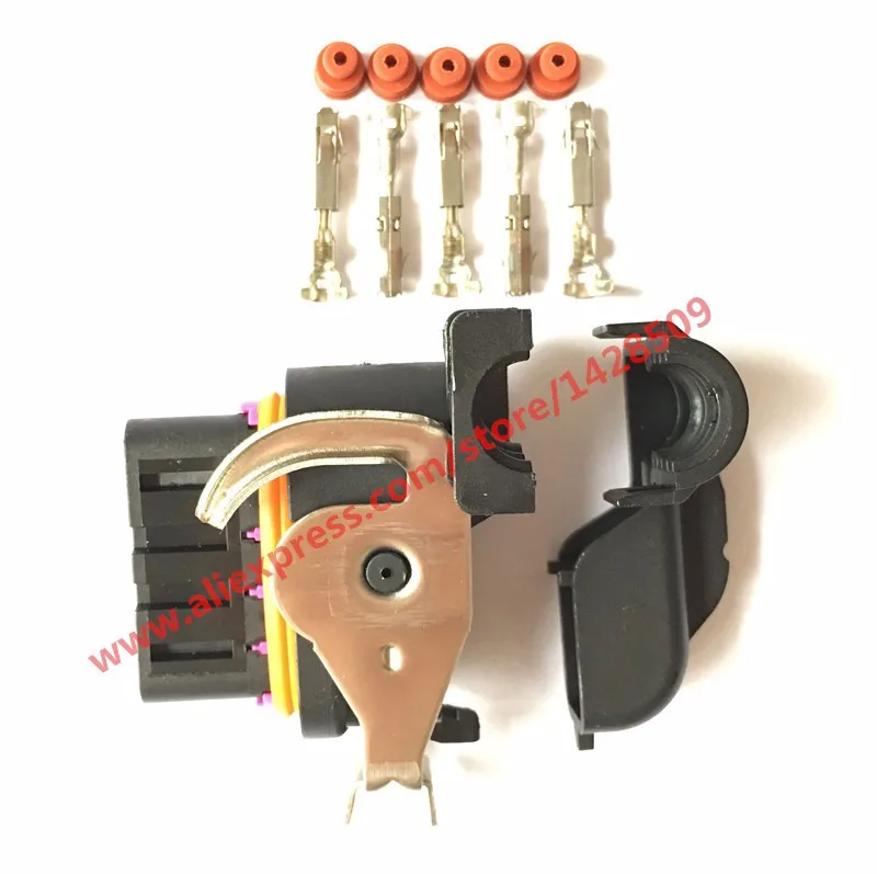 5 Pin/Way Automotive Engine Harness Connector Generator Plug With Wire ...