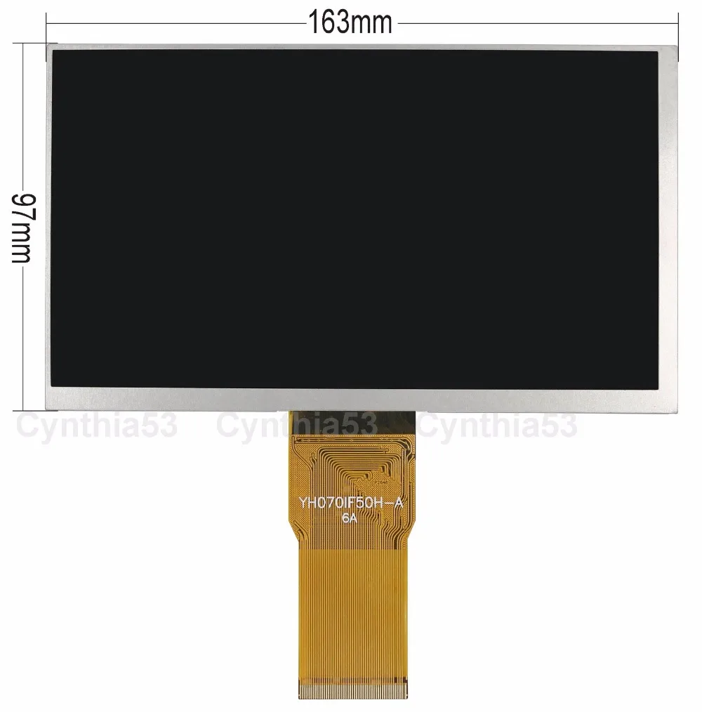 163*97mm 50pin New 7" inch TABLET pc Turbopad 721 LCD Display Matrix ...
